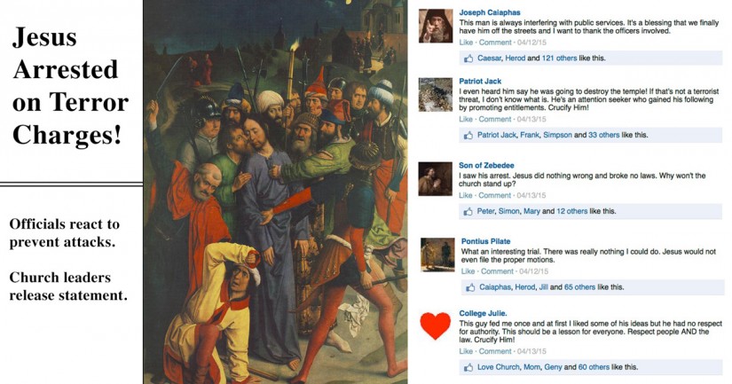 Breaking: Jesus Arrested, Convicted of Terrorism!